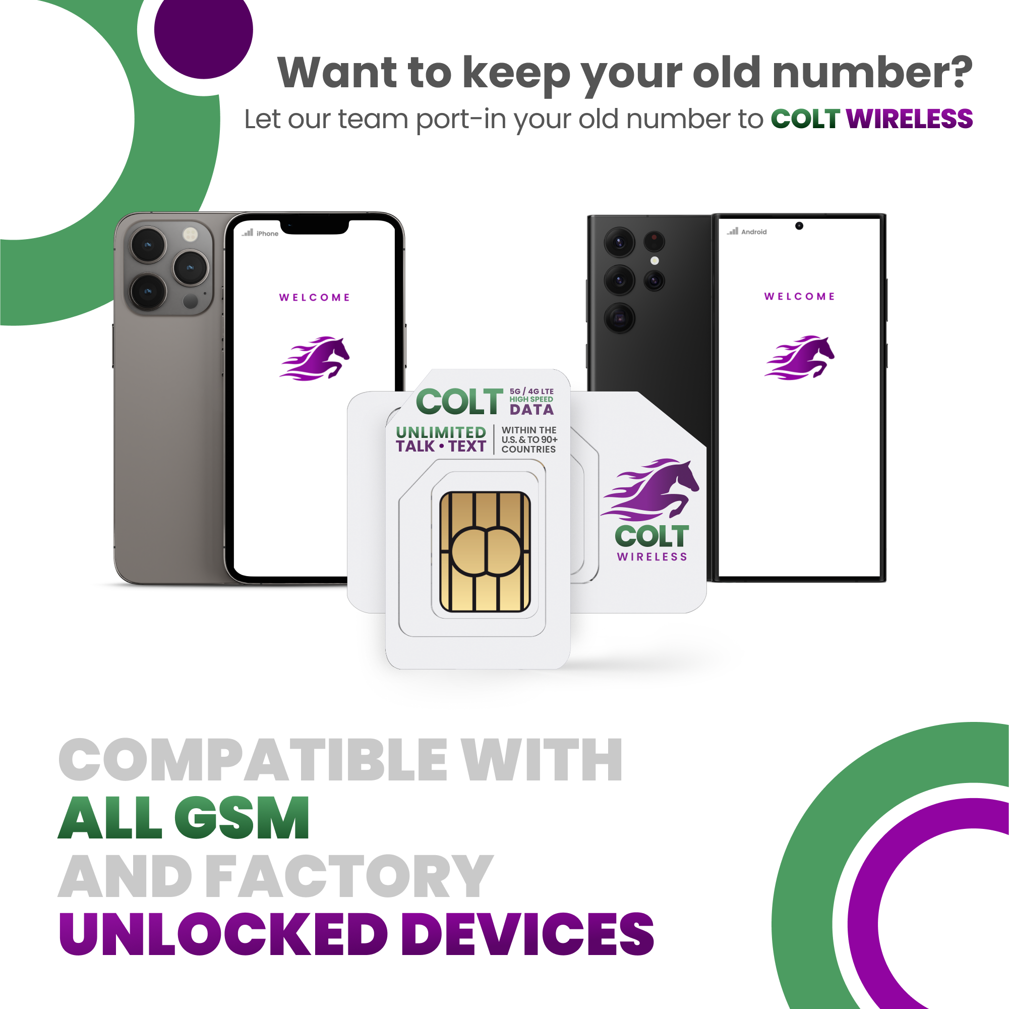 Colt Wireless Plans - All Plans Come With Unlimited Talk Text and Data
